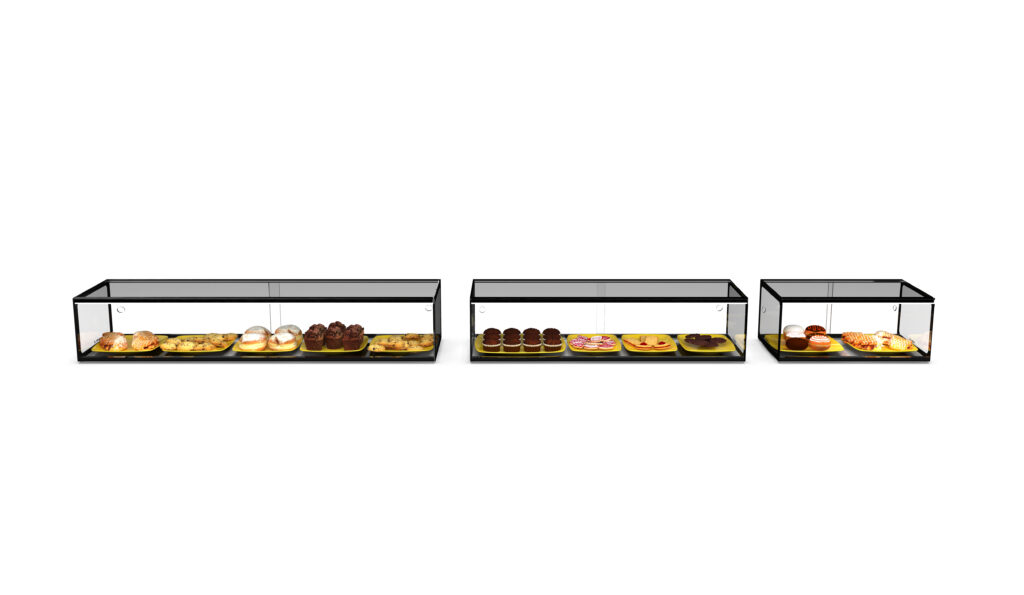Sayl ADS0036 Ambient Display Two Tier - International Catering Equipment