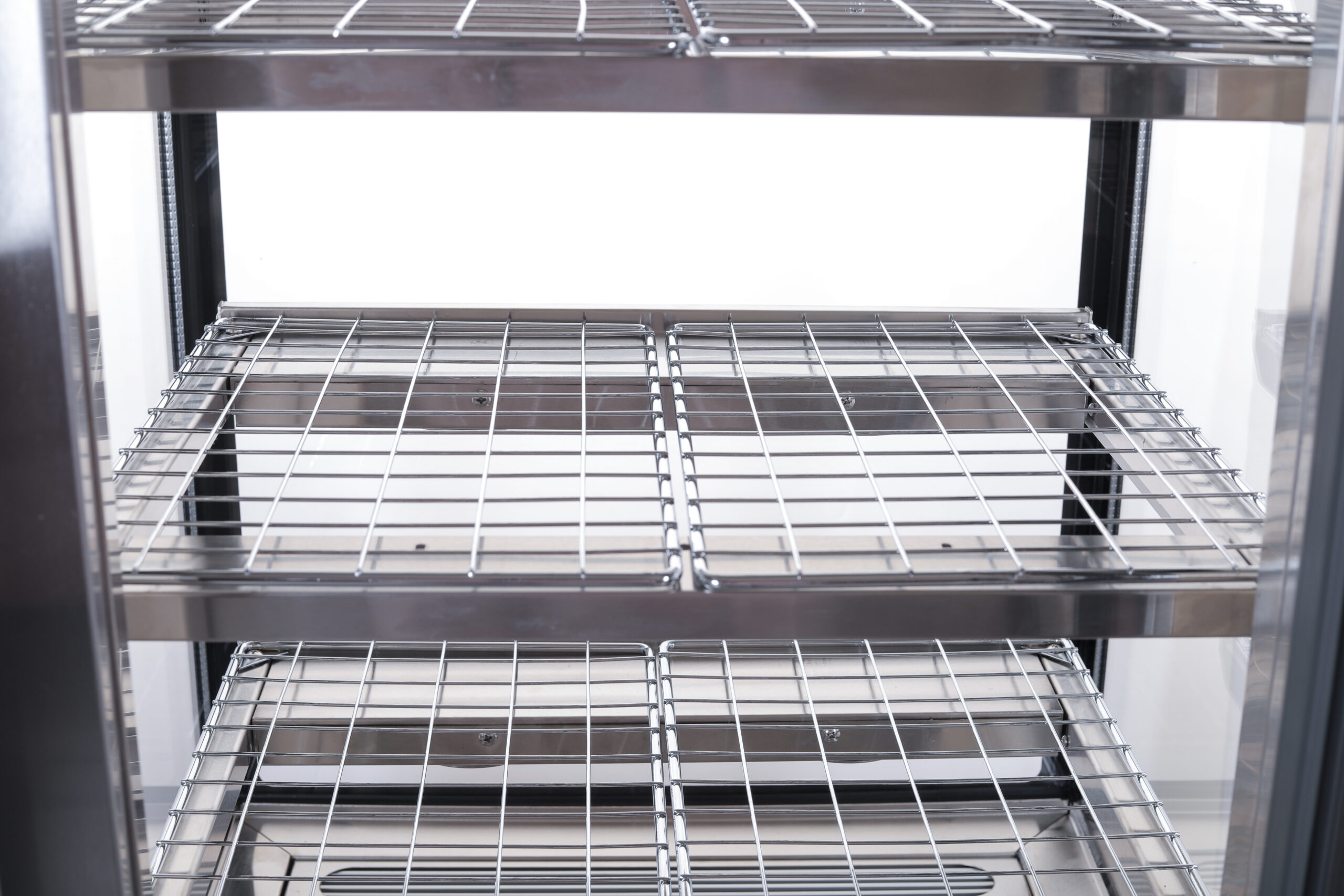 Anvil NDHV47 Square Glass 4 Tier Hot Display - International Catering ...