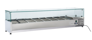 Anvil VRX1800 Refrigerated Glass Canopy Ingredient Unit - International ...