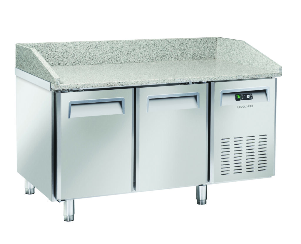 Saltas MPB0020 Marble Top Pizza Fridge - International Catering Equipment